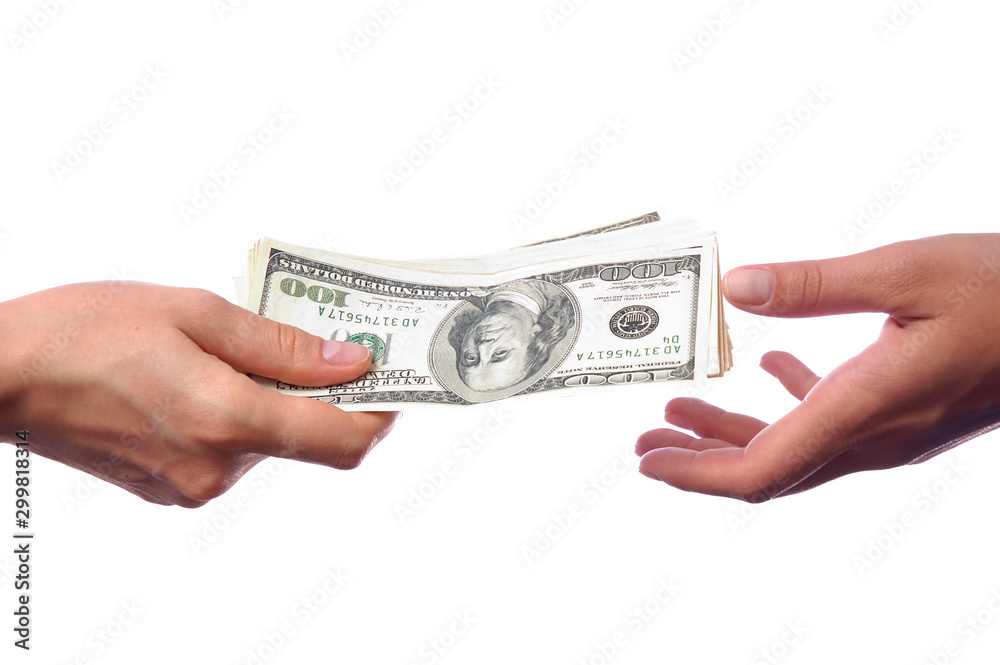 Giving Hands With Money