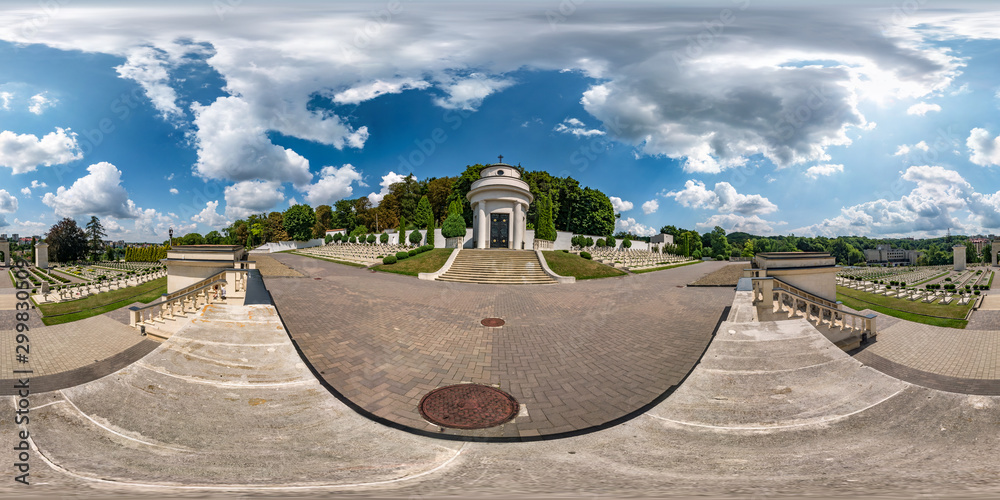 Full spherical seamless hdri panorama 360 degrees in the yard of ...