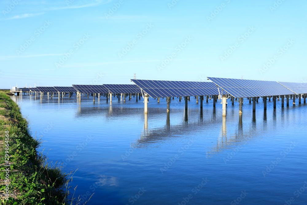 Solar photovoltaic power generation system Stock Photo | Adobe Stock