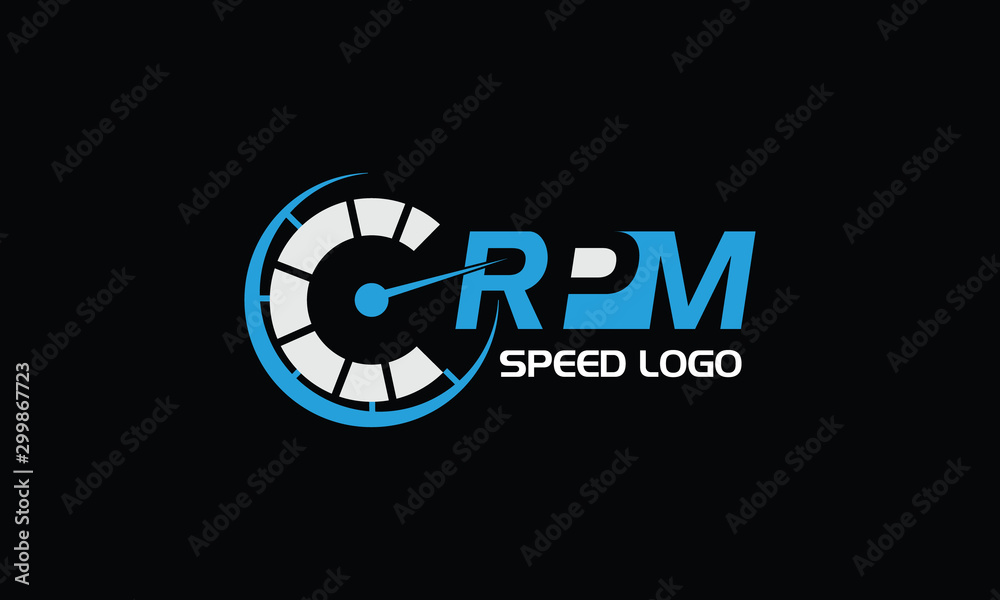 speed RPM logo design inspirations Stock Vector | Adobe Stock