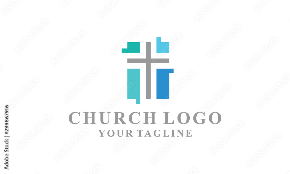 church logo design inspirations Stock Vector | Adobe Stock