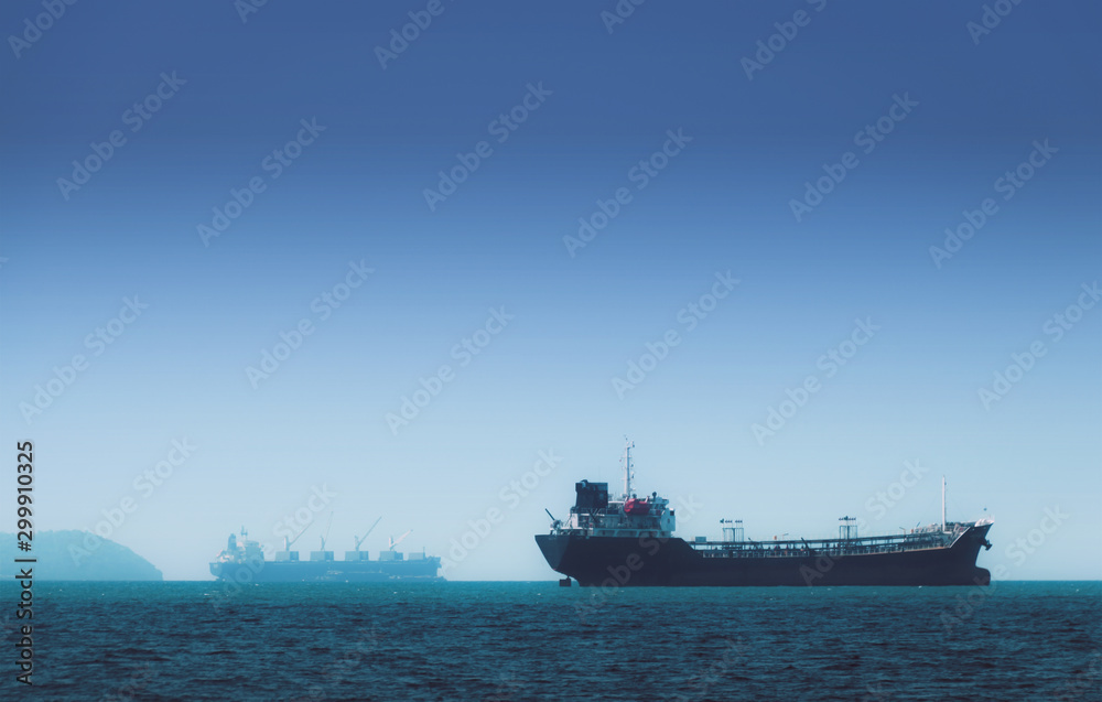 Logistics and transportation of International Container Cargo ship in ...