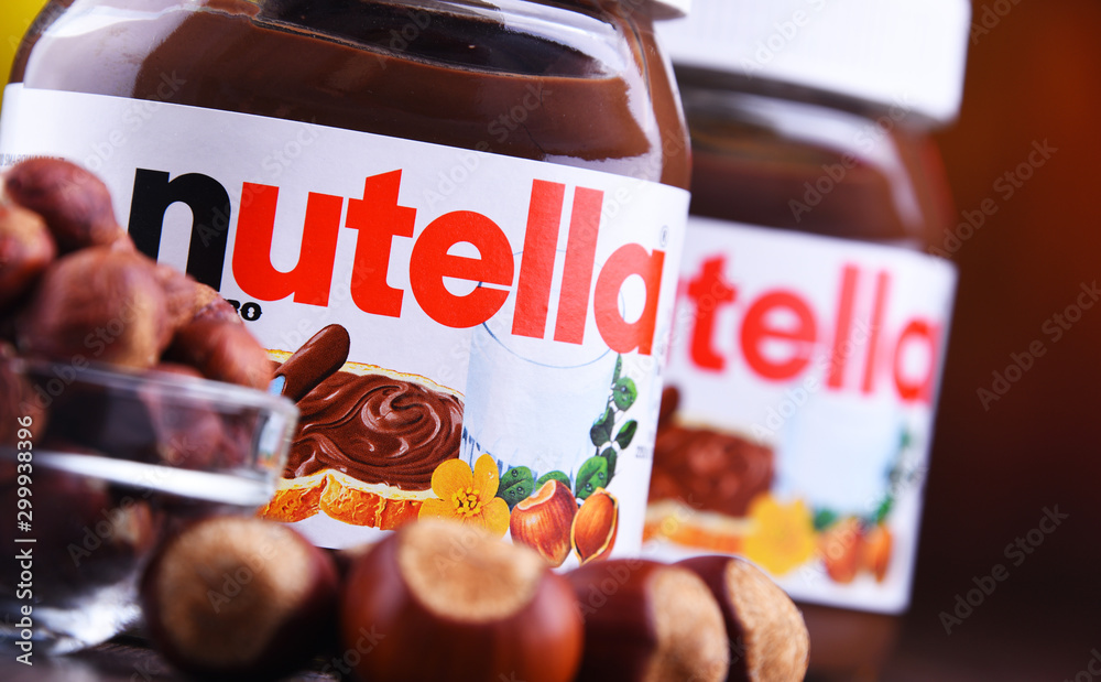 Jars of Nutella spread Stock Photo | Adobe Stock
