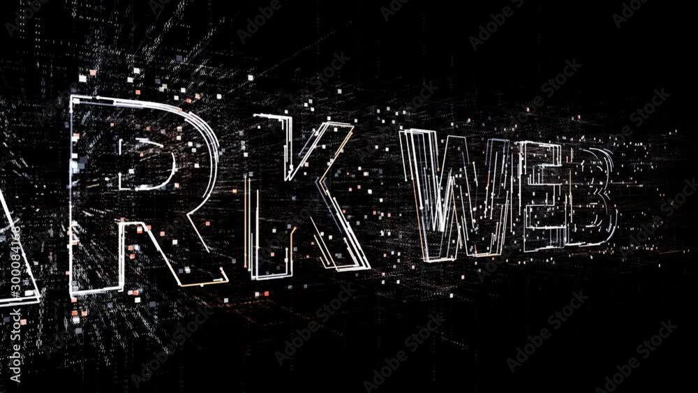 4k DARK WEB word tag cloud;binary code.The Matrix binary text design animation;changing from ...
