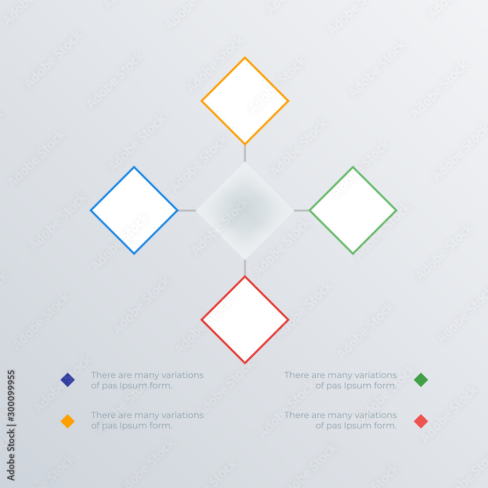 rectangle frames infographics template design. Business concept ...