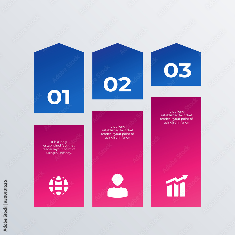 statistics infographic template design. Business concept infograph with ...