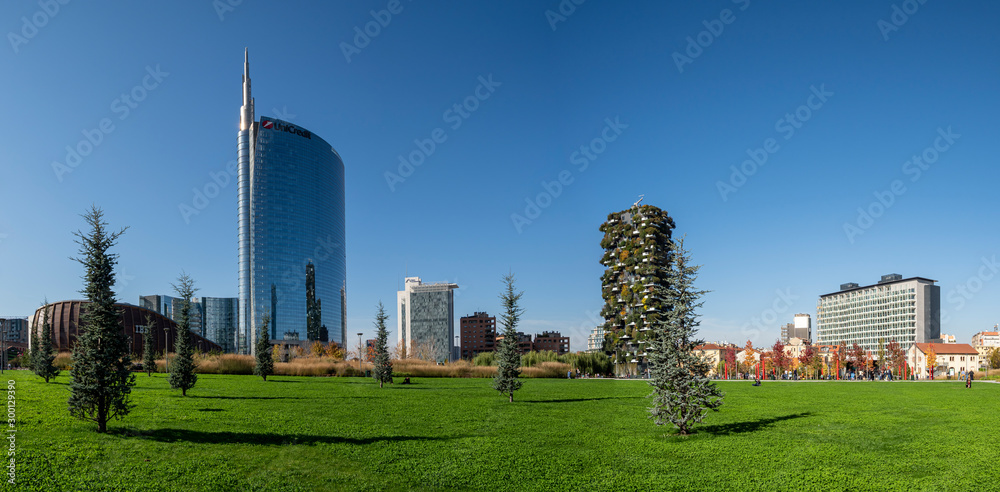 Milan (Italy) 10/27/2019 - View of the "Unicredit" tower, the tallest ...