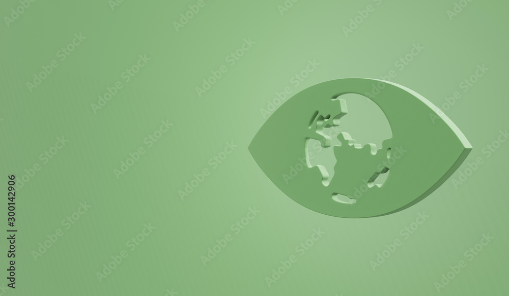 Sustainable Development Goals Climate Action icon. 3D rendering Stock ...