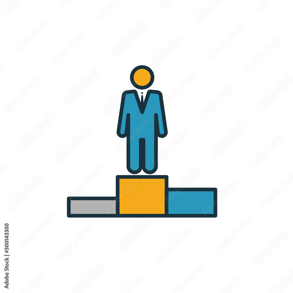 Competition icon. Simple element from startup icons collection ...