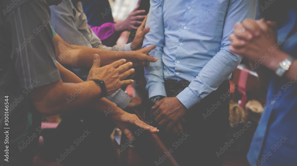 Praying Together In Church