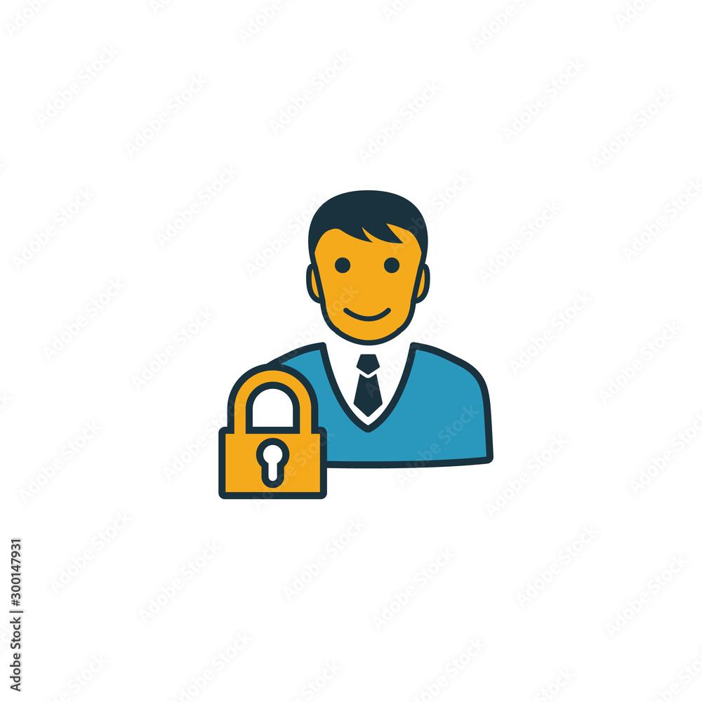 Personal Account icon. Simple element from icons collection. Creative ...