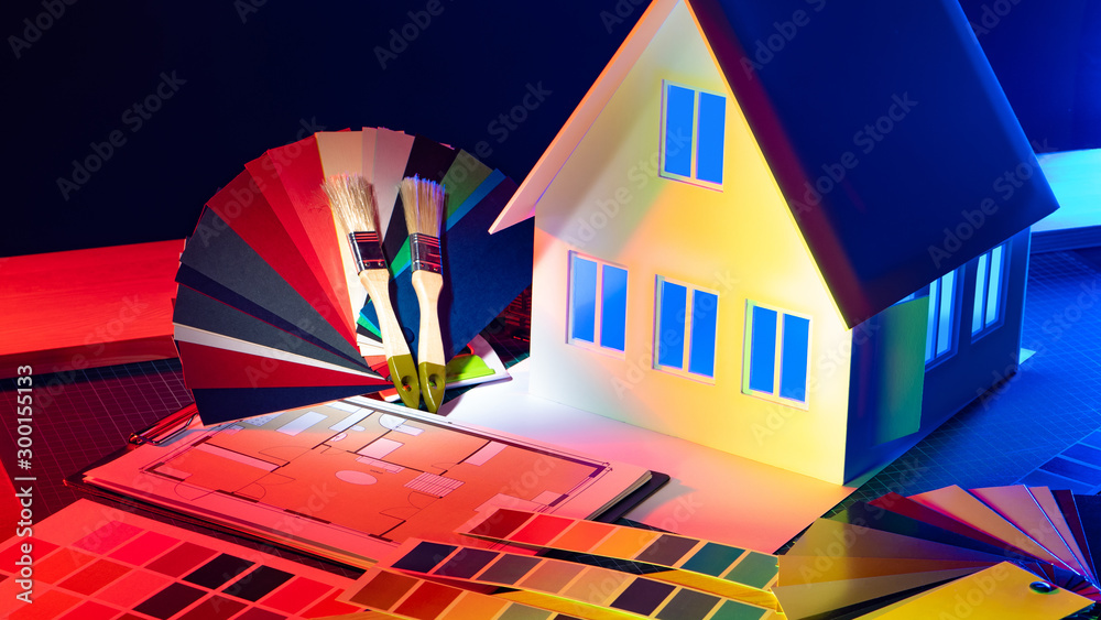 Architectural company. Place where the architect thinks about the ...