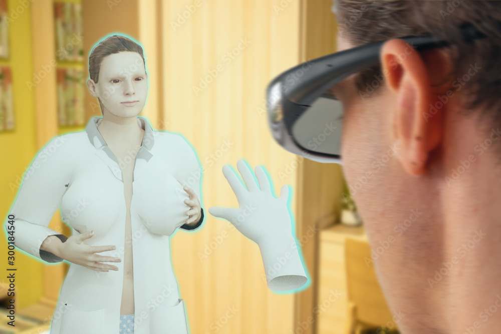 Augmented Mixed Virtual Reality Use For Replace And Simulate The Sex In Real Life Simulation