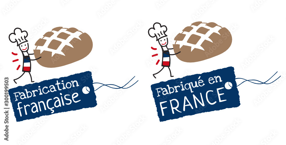 Logo fabriqué en France Stock Vector | Adobe Stock