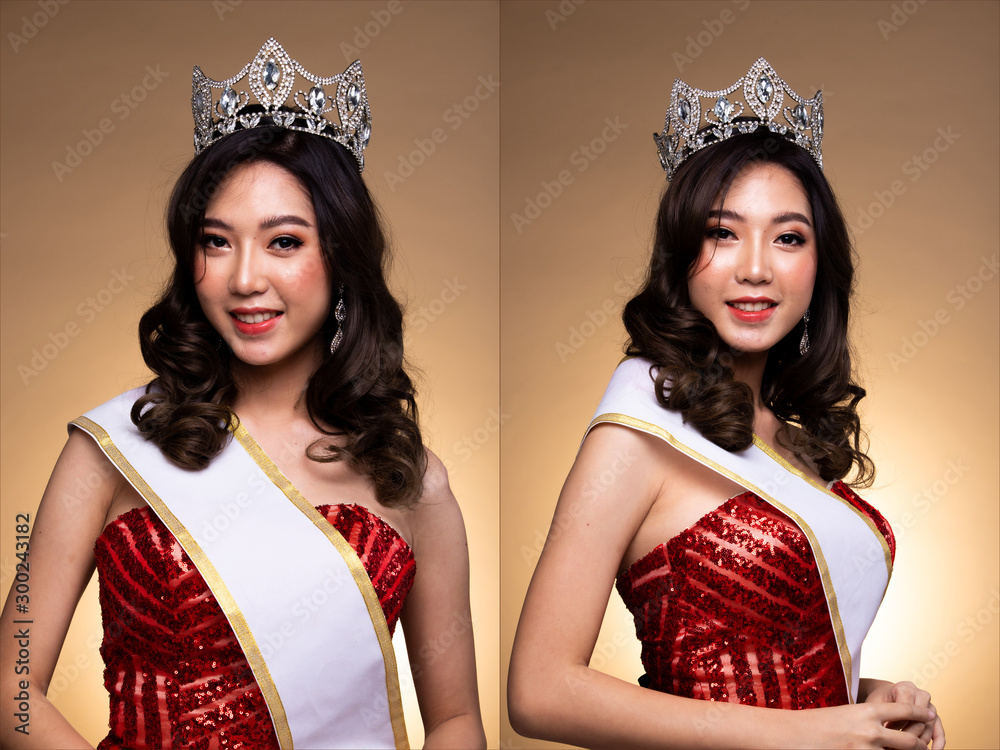 Collage Pack Group Portrait of Miss Pageant Beauty Contest woman black ...