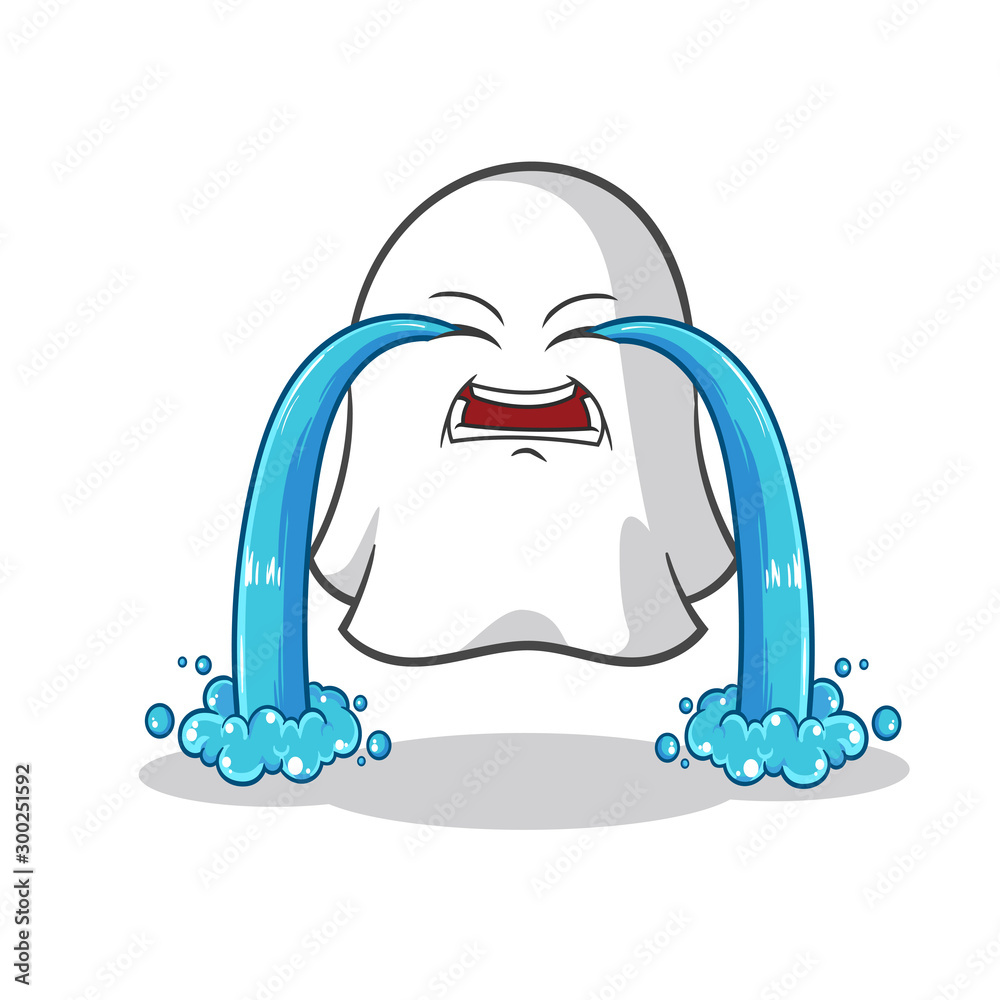 Crying Ghost Clip Art