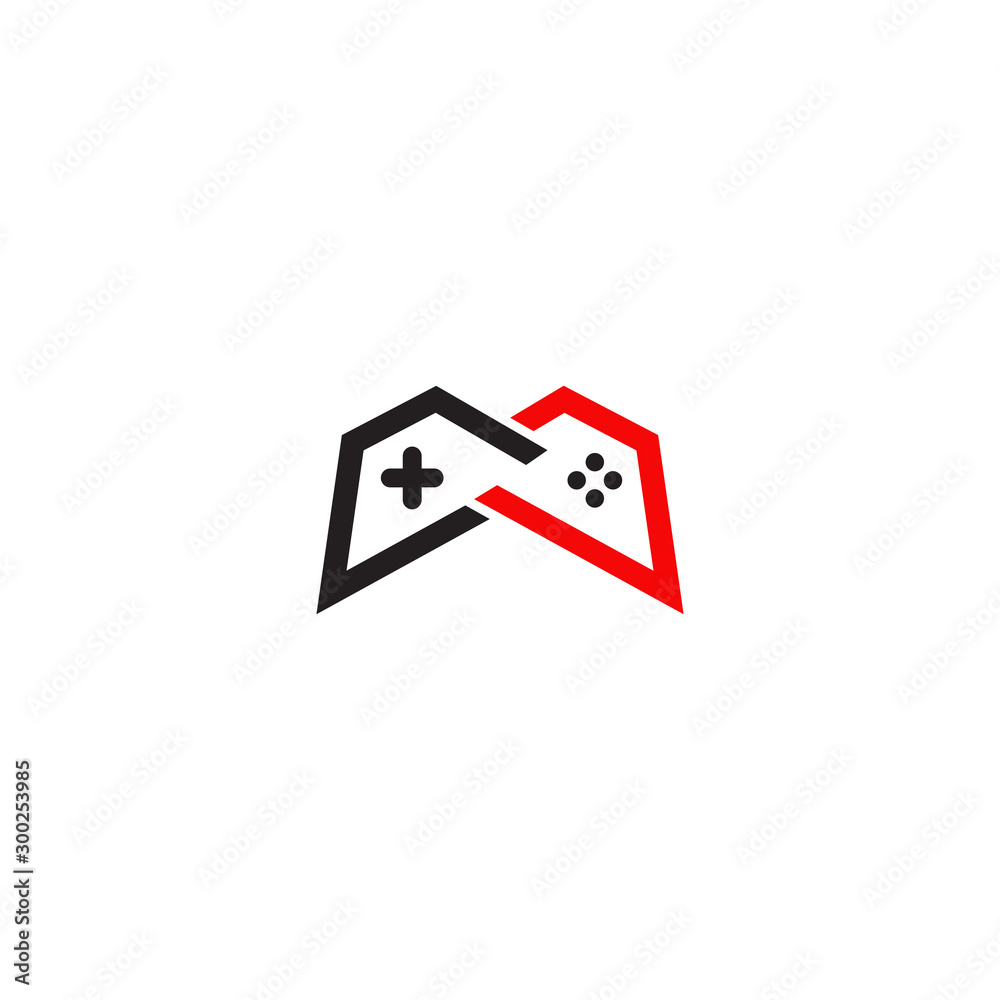 Game controller logo design template Stock Vector | Adobe Stock