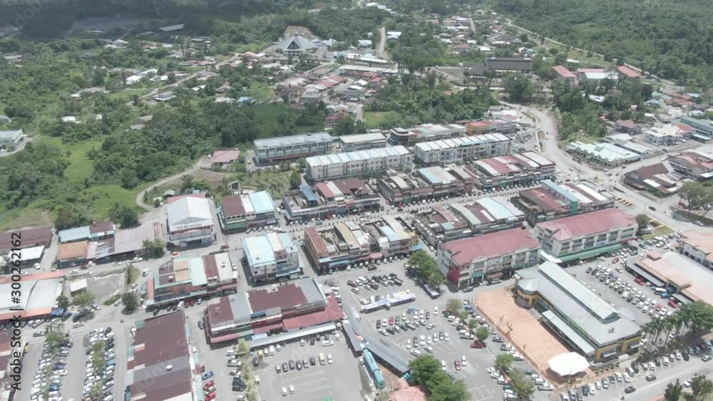 Kuching, Sarawak / Malaysia - October 27 2019: The Bau Town, landmarks ...