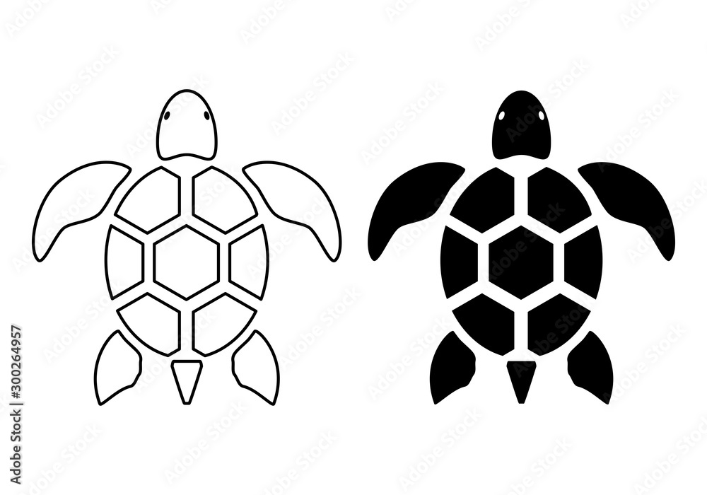 graphic sea turtle,vector illustration of sea turtle,vector of turtle ...