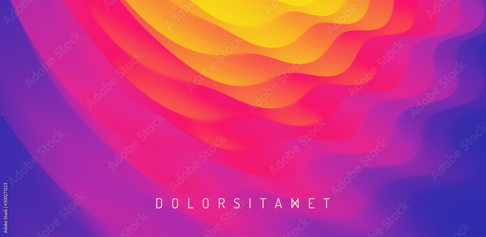 Abstract background with dynamic effect. Creative design poster with ...