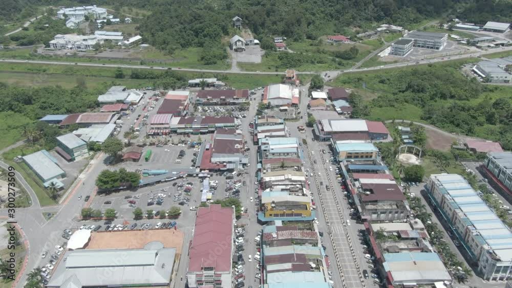 Kuching, Sarawak / Malaysia - October 27 2019: The Bau Town, landmarks ...
