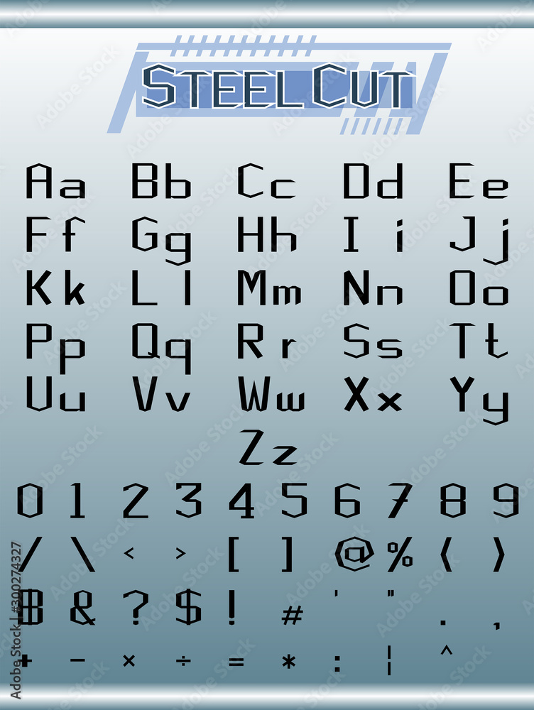 Font type Number graphics design Illustration vector Stylish Mark pen ...