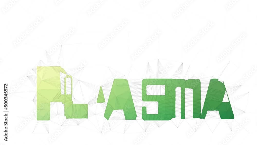Plasma Physics Text Warping Tessellation Looping Polygons Text Morph ...