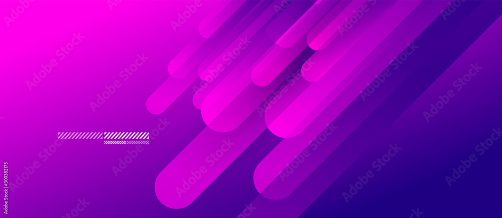 Flowing neon gradients geometric abstract background with straight ...