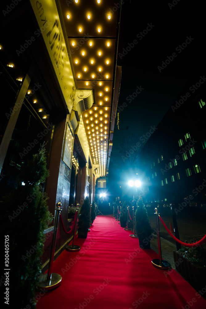 Red carpet entrance Stock Photo | Adobe Stock