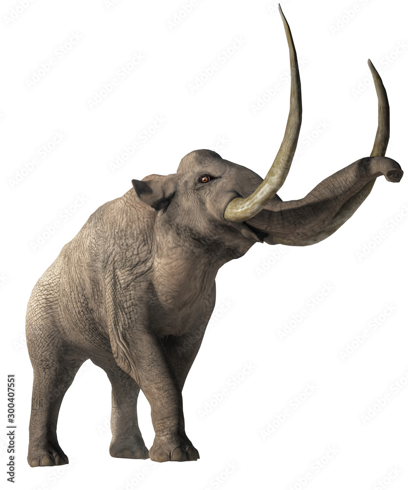 The Columbian Mammoth is an extinct animal that inhabited warmer ...