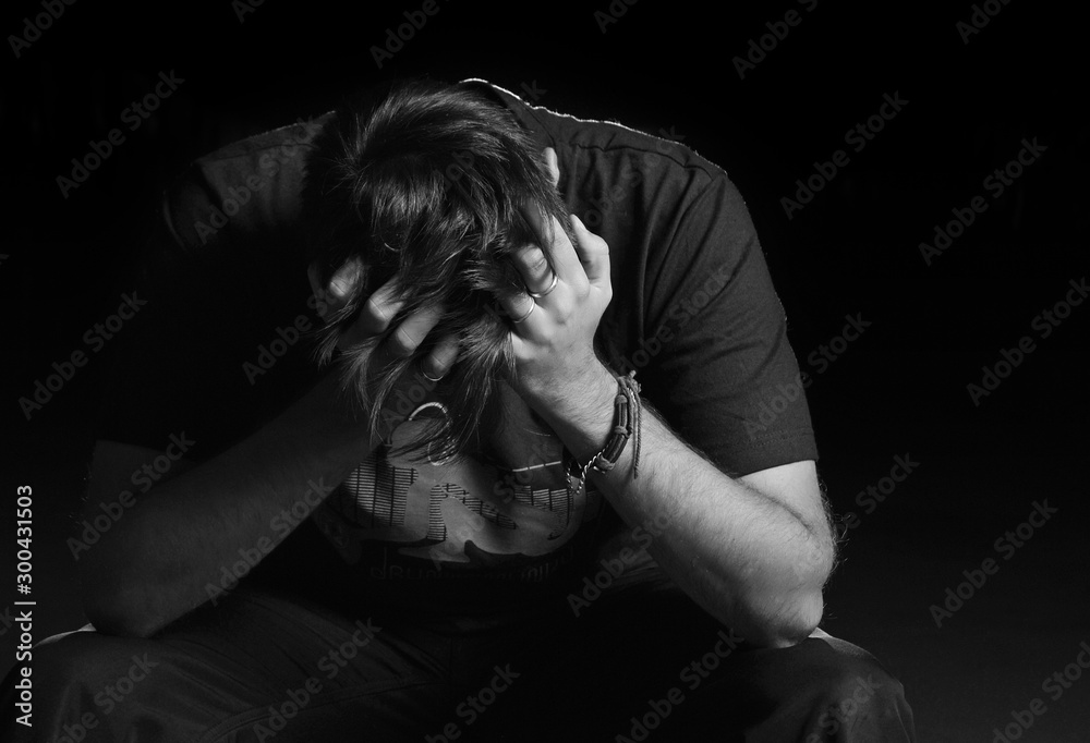 Crying Black And White