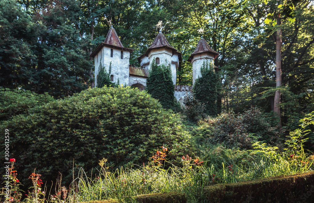Kaatsheuvel, Netherlands, August 19, 2017: The castle of Sleeping ...