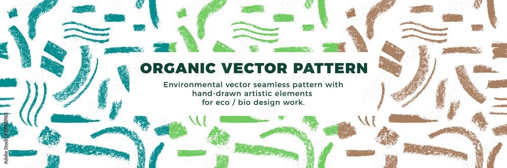 Organic seamless pattern with Abstract organic background for natural ...