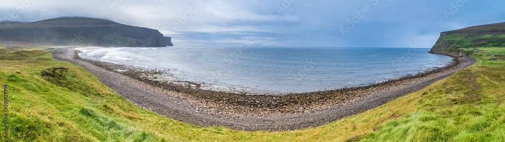 Rackwick Bay, a crofting township on the island of Hoy and considered ...