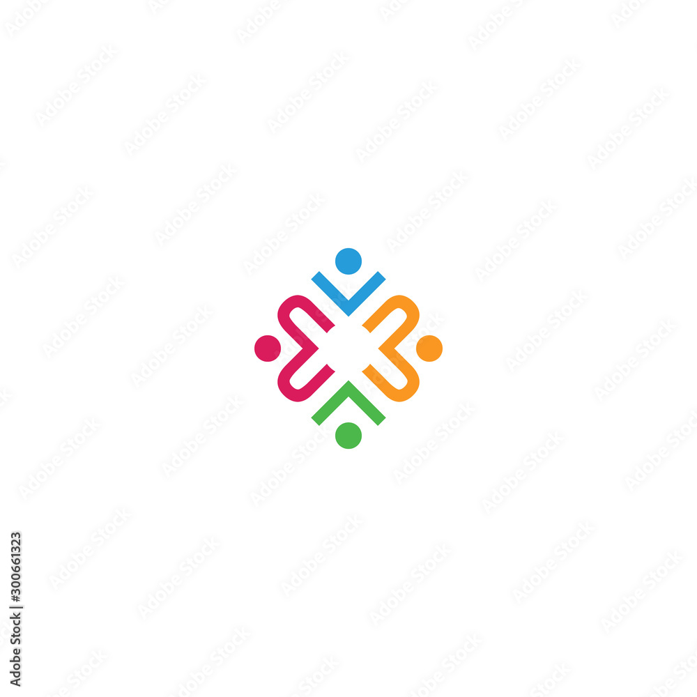 group logo vector image inspiration Stock Vector | Adobe Stock