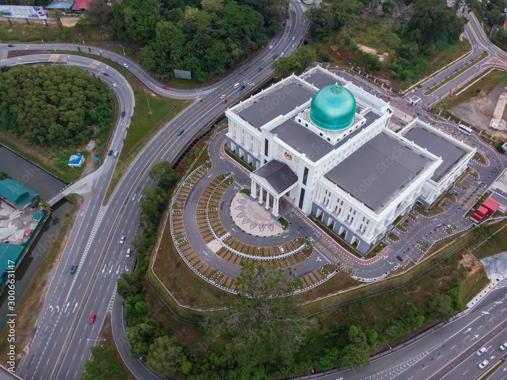 Aerial image of new building of Komplex Mahkamah Kota Kinabalu(Kota ...
