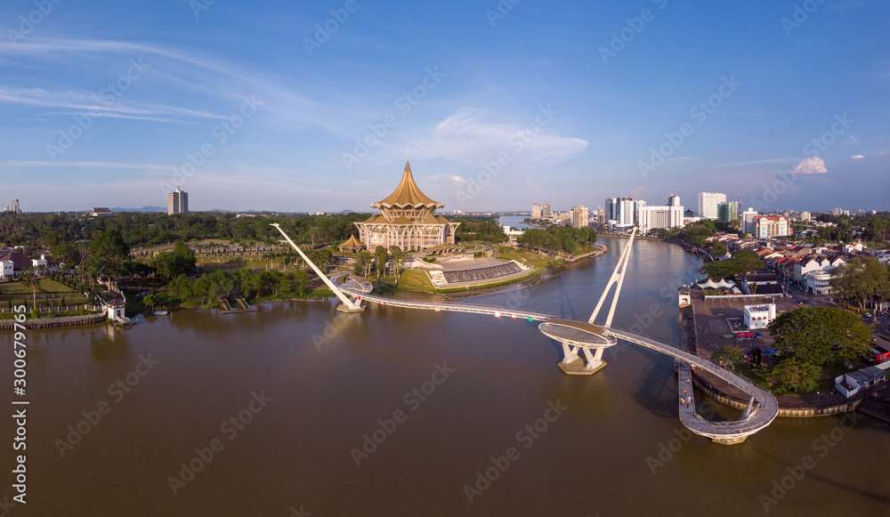 Aerial image Of An Iconic Building Dewan Undangan Negeri At Kuching ...