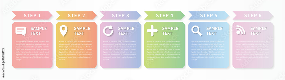 Modern vector infographic design. Template for process diagram ...