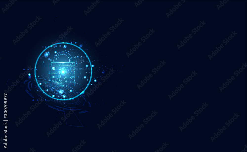 Abstract blue image with modern futuristic background personalized key ...