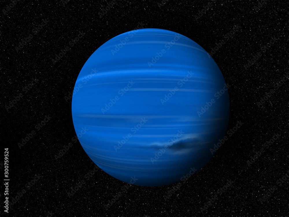 3d Neptune Planet