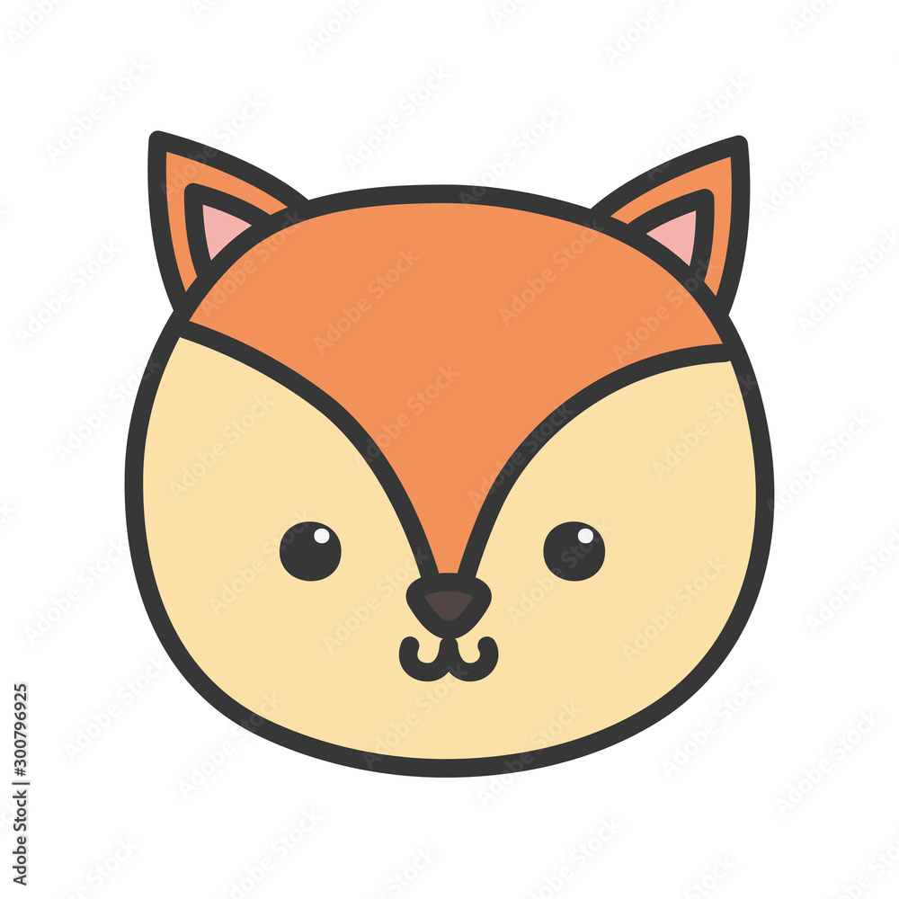 Fox Head Cartoon