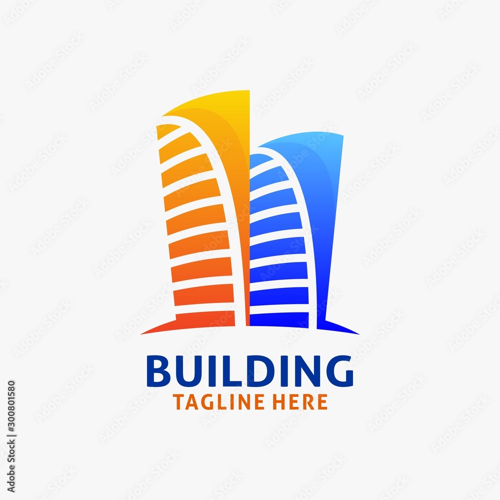 City building logo design, architecture construction logo inspiration ...