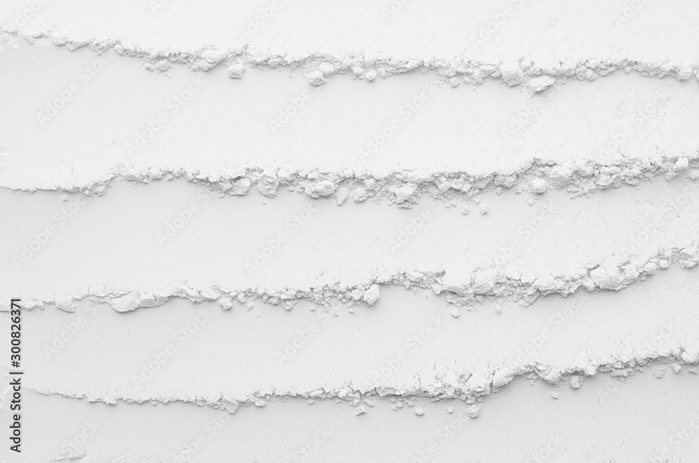 White abstract striped powder texture with horizontal stripes. Stock ...