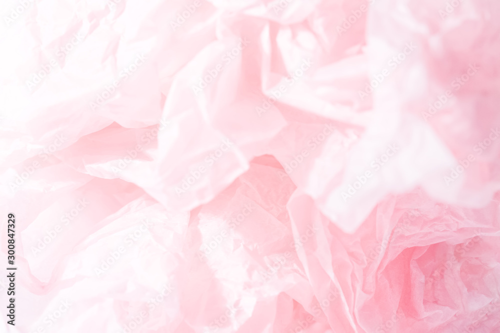 Pink crumpled paper for a wedding card. Crumpled pink paper texture ...