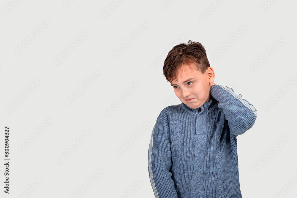 Embarrassed Child Face