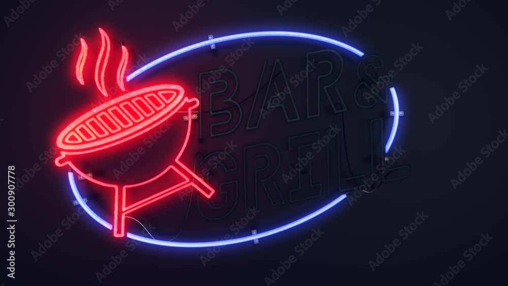 Realistic render of a vivid and vibrant flashing and flickering ...