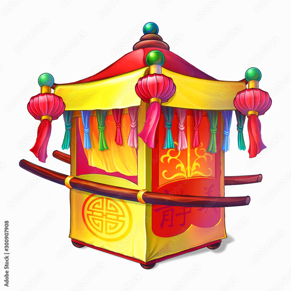 Palanquin Stock Illustration | Adobe Stock