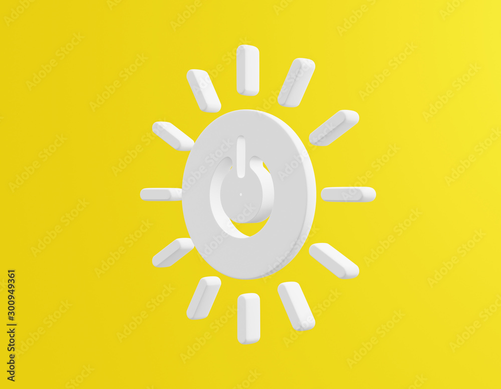 Sustainable Development Goals Affordable and Clean Energy icon. 3D ...