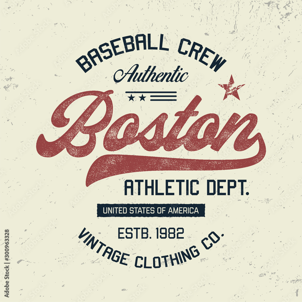 Sport Theme. Vintage Textured Design for T Shirt. Print, Logo, Poster ...