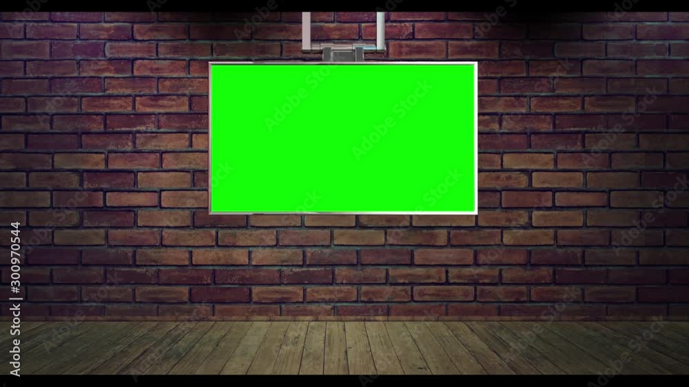 Simple Virtual Studio Presenter Background with Interesting Texture and ...